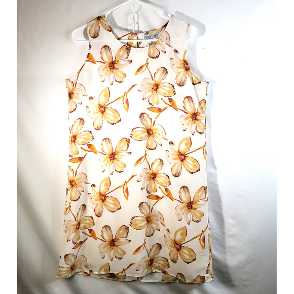 NO BRAND | Dresses | Trendy Looks Ladies Women L Midi Sleeveless Cream ...